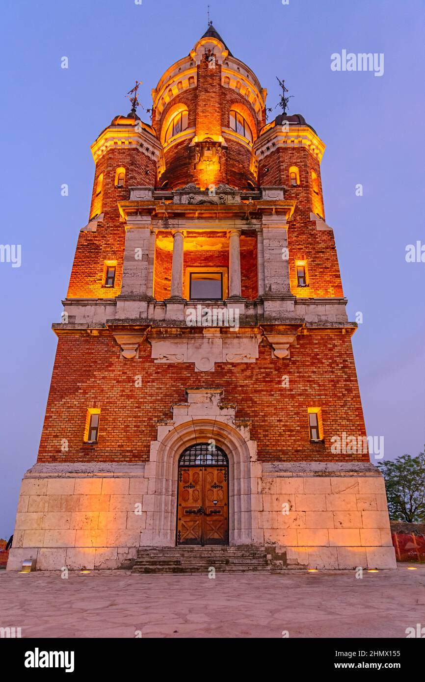 Big tower Gardos at night, Belgrade, Serbia Stock Photo - Alamy