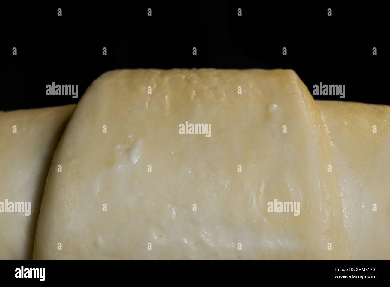 Homemade croissant baking and rising in electric oven Stock Photo - Alamy