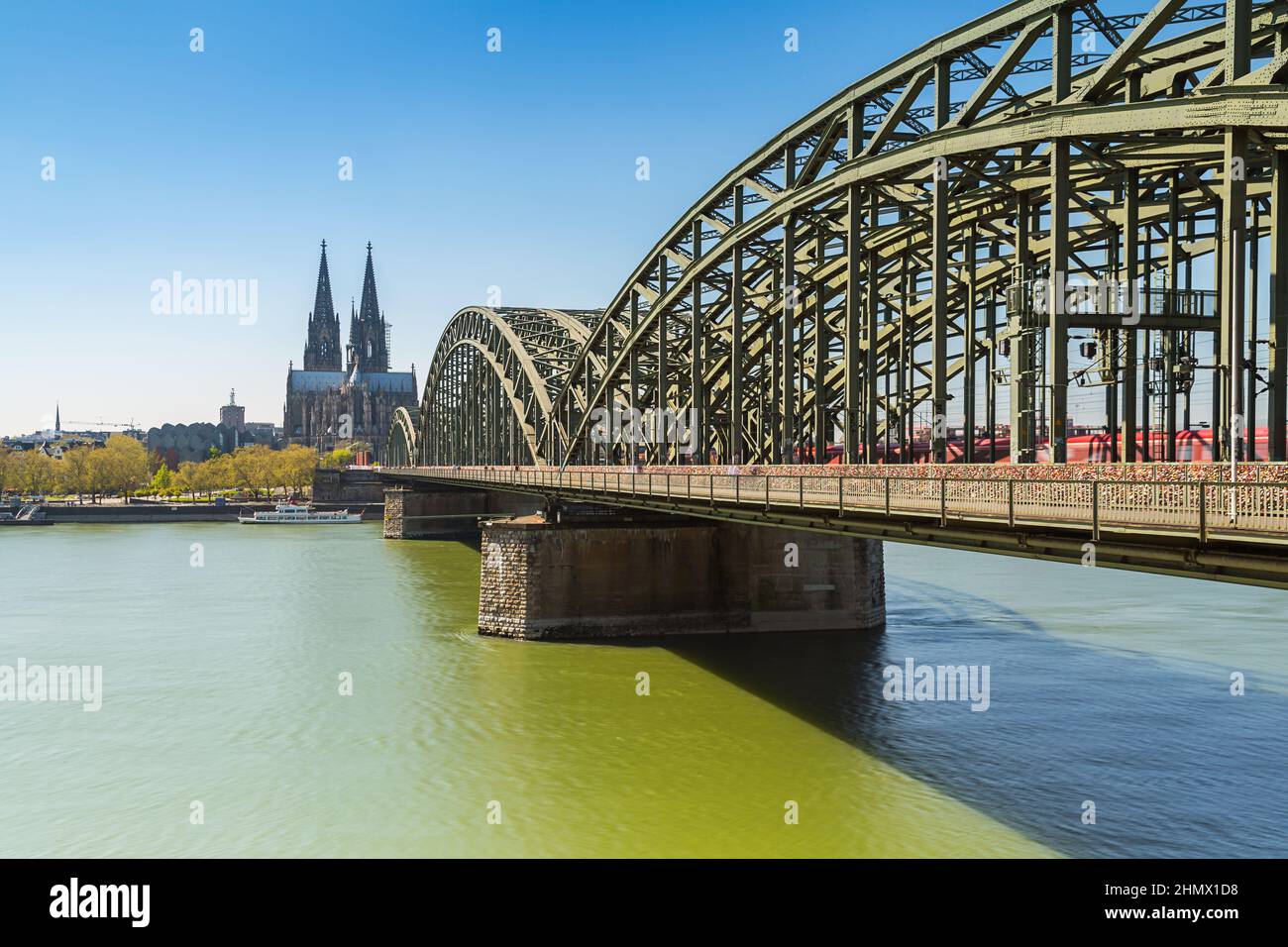 Cologne Cathedral and Hohenzollern bridge Stock Photo - Alamy
