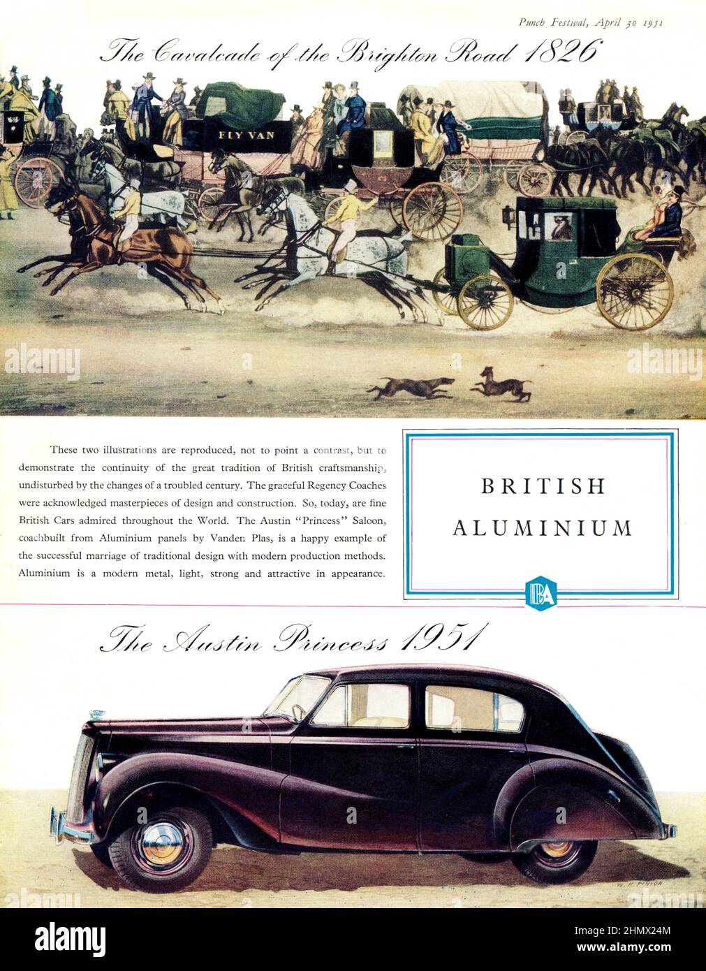 1950s british car advert hi-res stock photography and images - Alamy