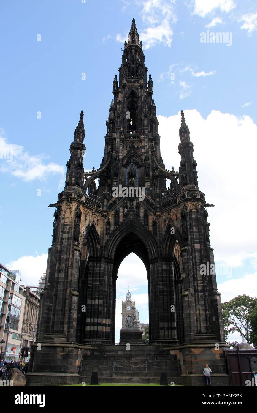 The Scott Monument, Victorian Gothic monument to Scottish author Sir ...