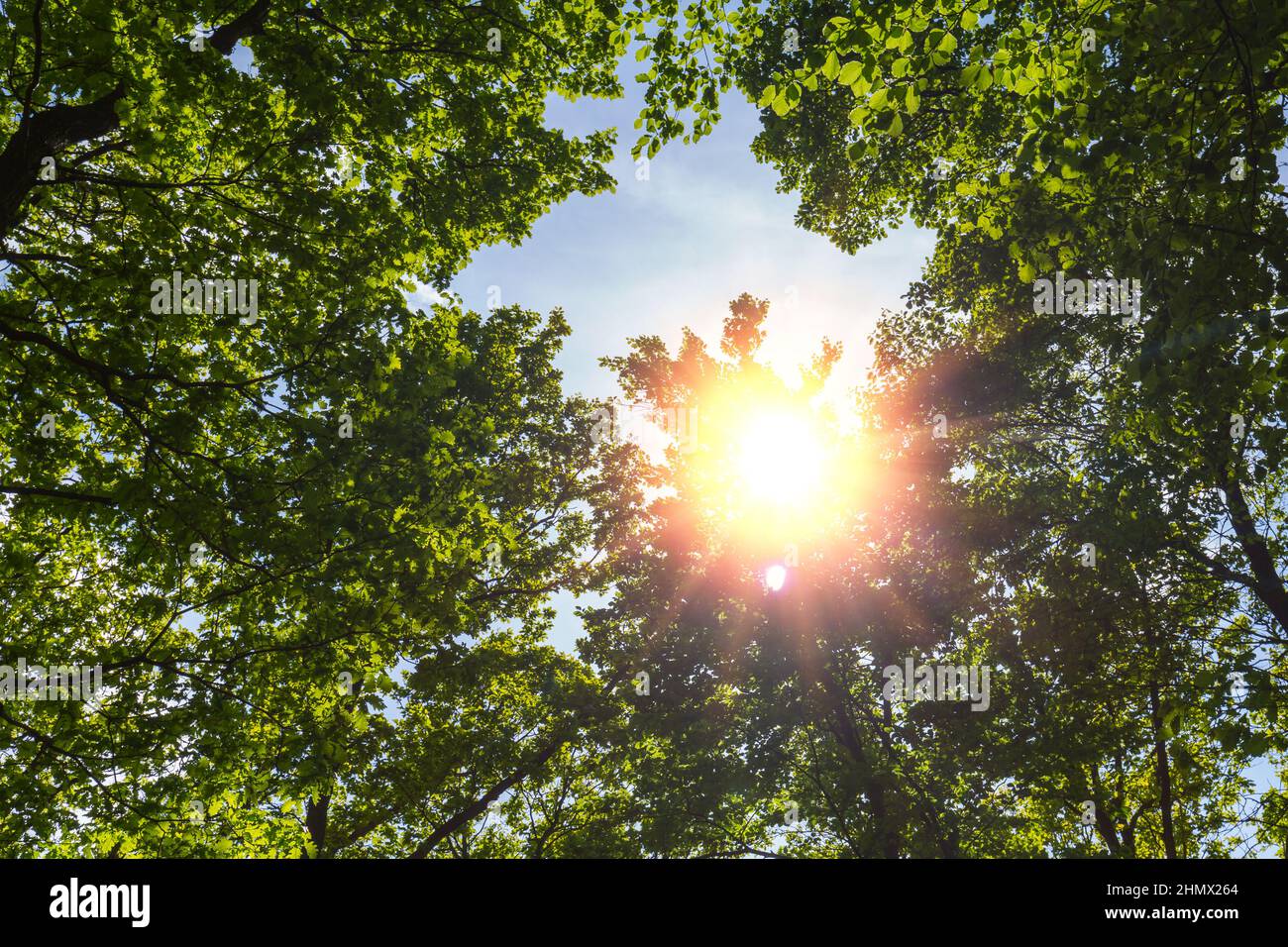 Sun rays through hole in clouds hi-res stock photography and images - Alamy