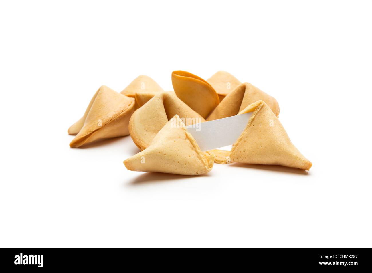 Fortune cookies pile hi-res stock photography and images - Alamy