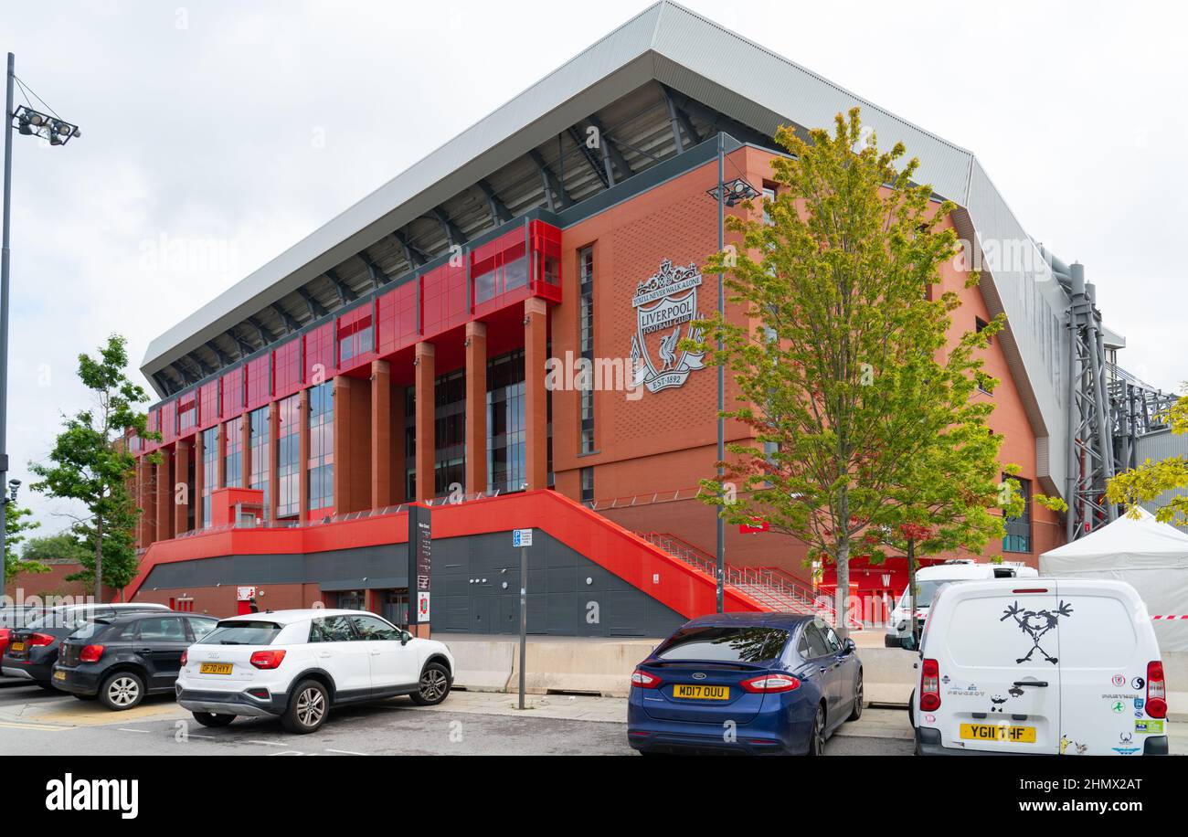 Liverpool Football Club's Main Stand, in September 2021 Stock Photo - Alamy