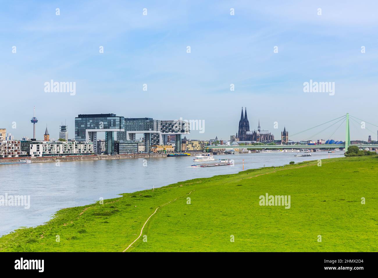 Germany cologne cargo ship hi-res stock photography and images - Alamy
