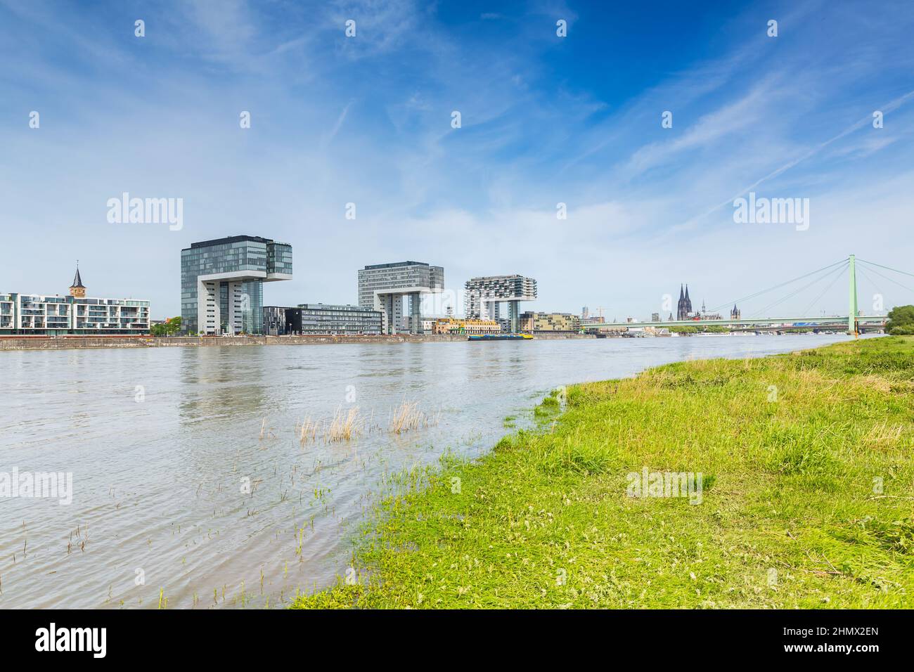 crane houses in cologne Stock Photo - Alamy