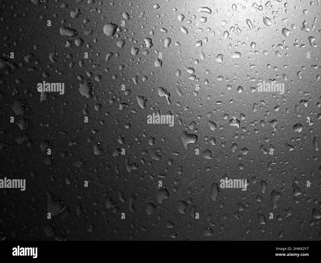Black and white metal background with water drops Stock Photo - Alamy