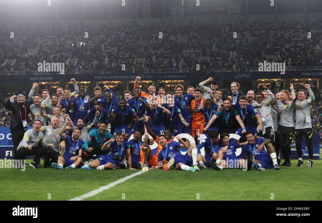 Chelsea club world cup trophy hi-res stock photography and images - Alamy