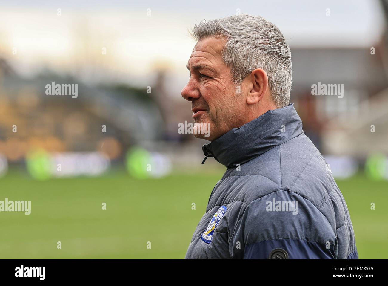 Daryl Powell Head Coach of Warrington Wolves Stock Photo - Alamy