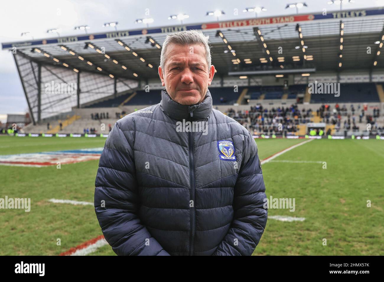Daryl Powell Head Coach of Warrington Wolves Stock Photo - Alamy
