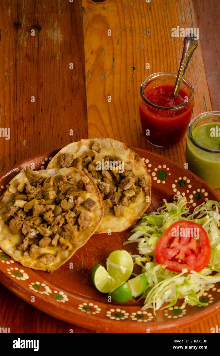 Top view of a mexican food Stock Photo - Alamy