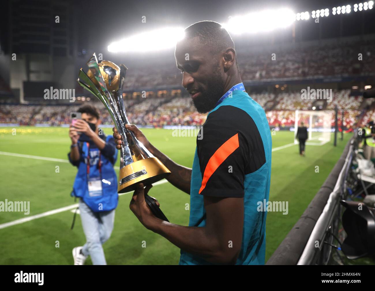 Chelsea club world cup trophy hi-res stock photography and images - Alamy