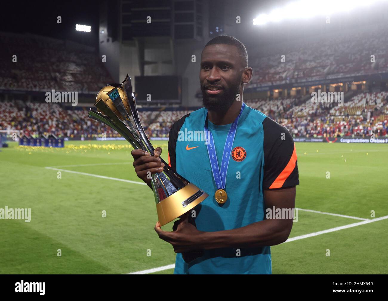 Chelsea club world cup trophy hi-res stock photography and images - Alamy