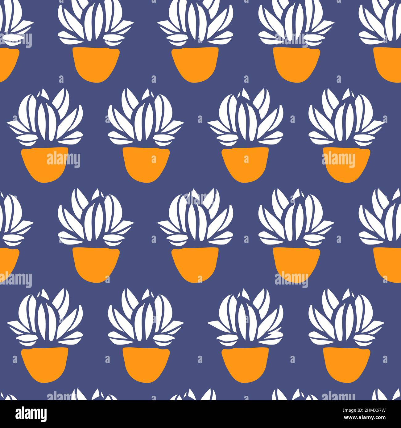 Cactus pastel color seamlees pattern, summer background Stock Vector ...