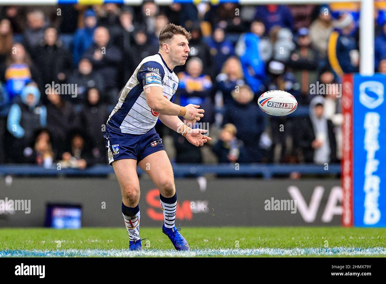 George Williams #7 of Warrington Wolves in action during the game Stock ...