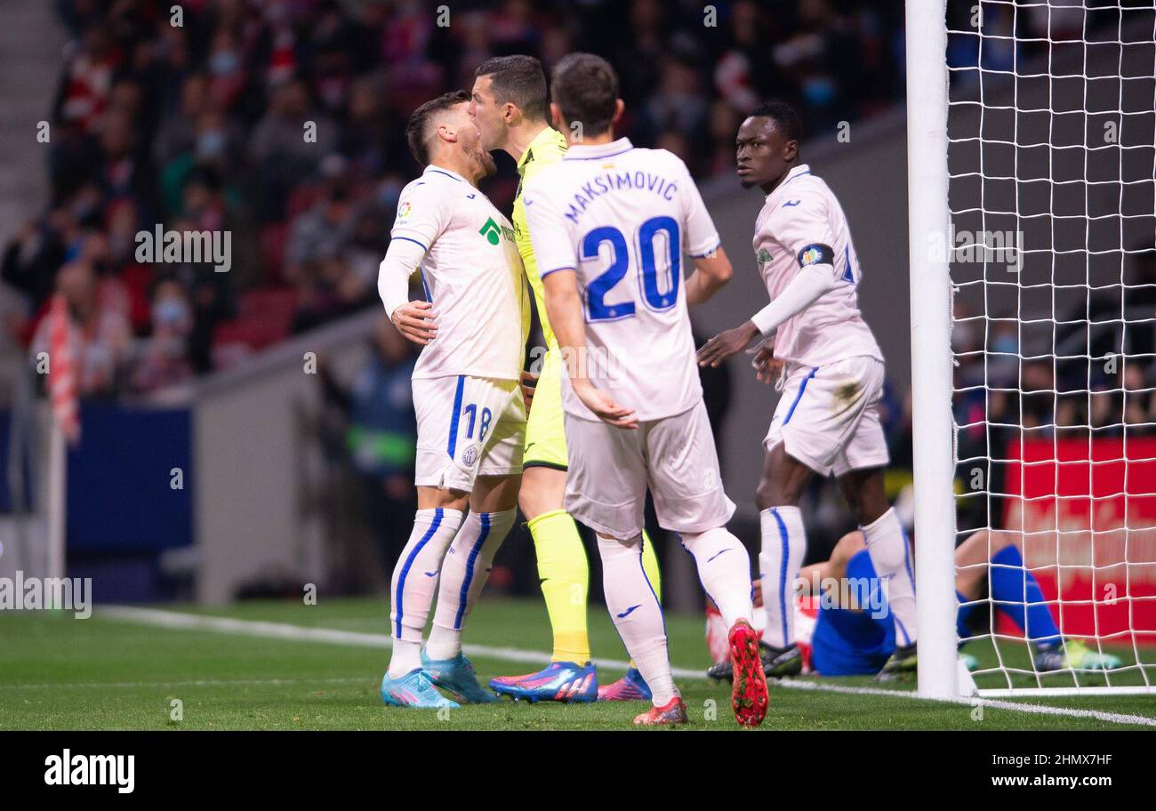 Madrid, Spain. 12th Feb, 2022. Spanish La Liga soccer match Atletico de ...