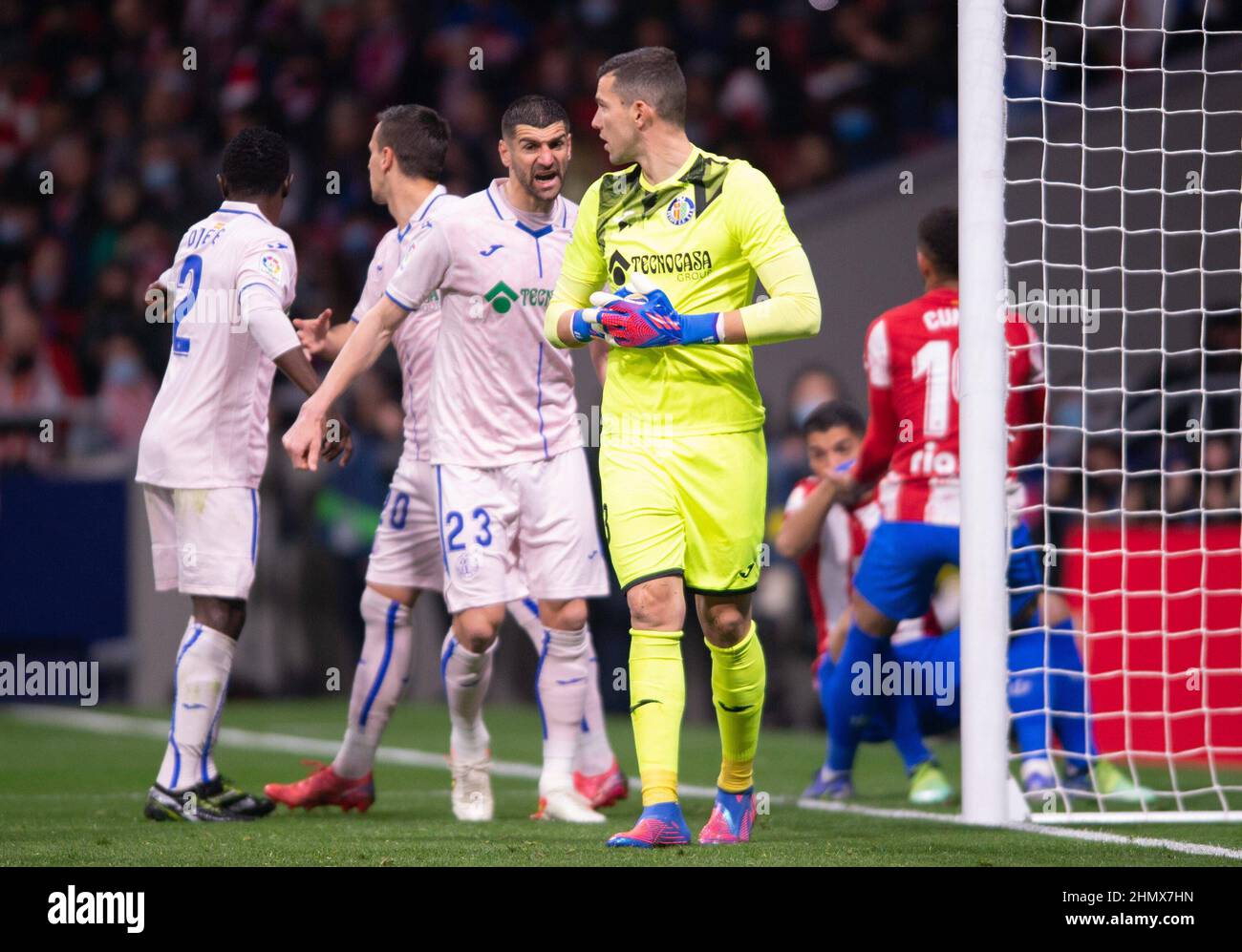 Madrid, Spain. 12th Feb, 2022. Spanish La Liga soccer match Atletico de ...