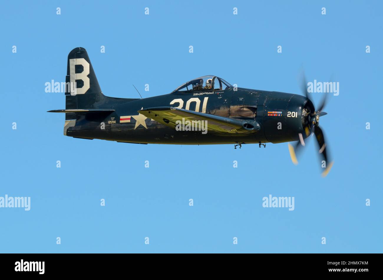 Grumman Bearcat, Grumman F8F Bearcat, fighter plane G-RUMM of The ...
