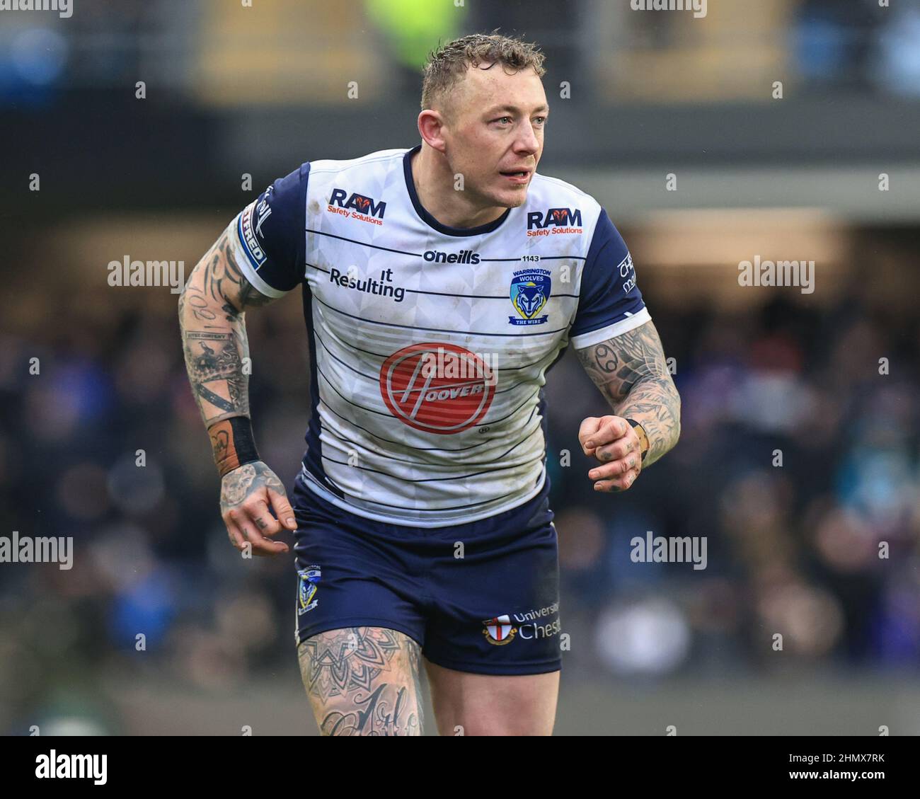 Josh Charnley #2 of Warrington Wolves during the game Stock Photo - Alamy