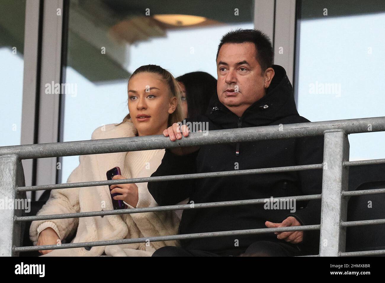Hull City Owner Acun Ilicali and Ayça Çağla Altunkaya are in attendance ...