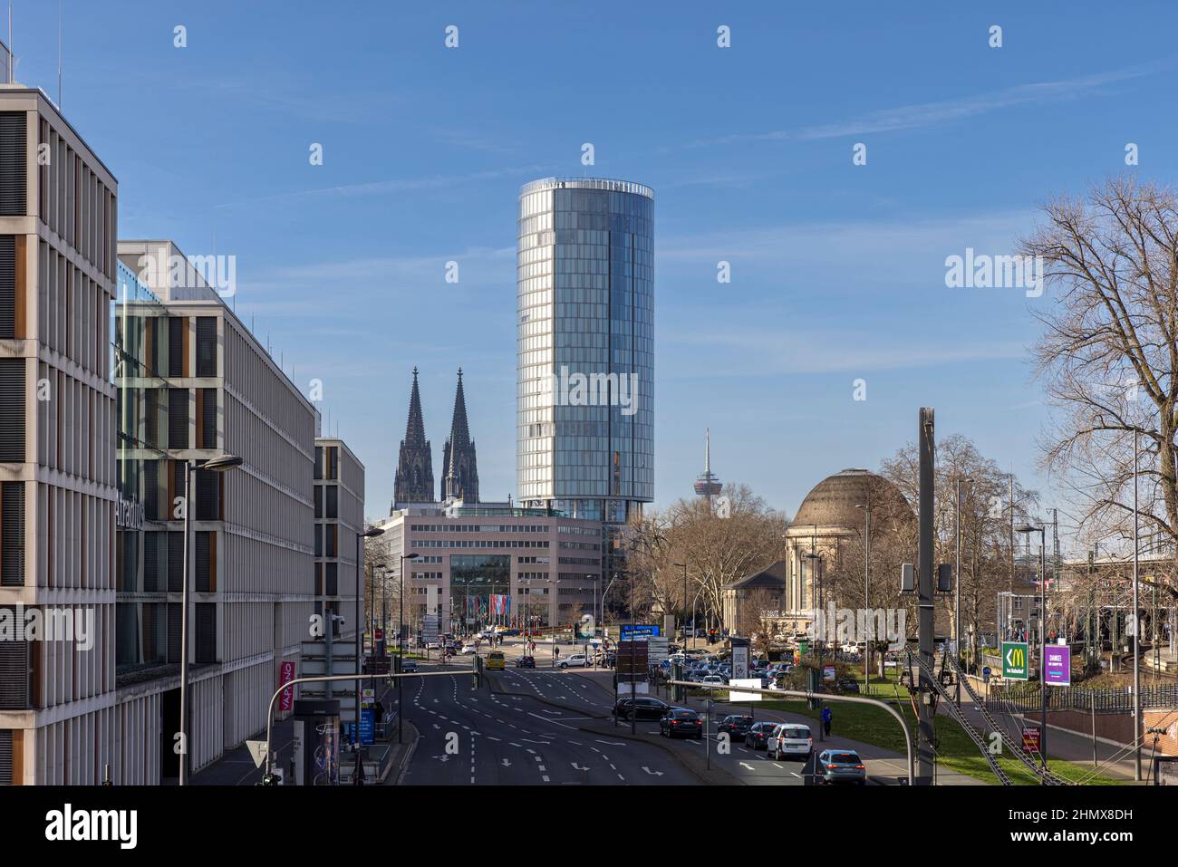 Cologne triangle tower hi-res stock photography and images - Alamy