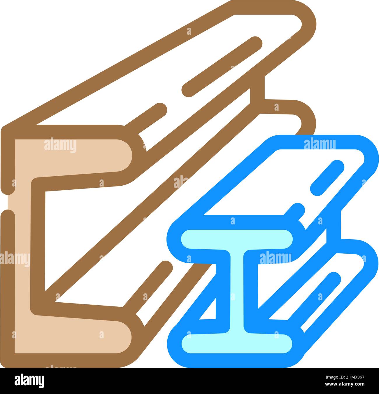 Concrete columns construction Cut Out Stock Images & Pictures - Alamy