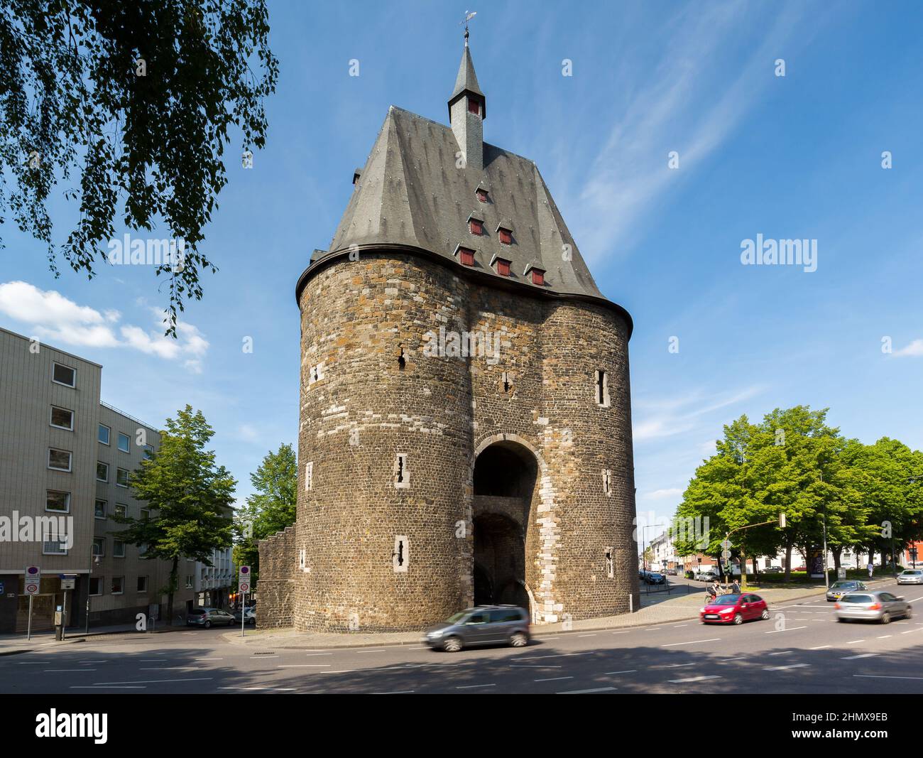 march city gate at aachen in germany Stock Photo - Alamy