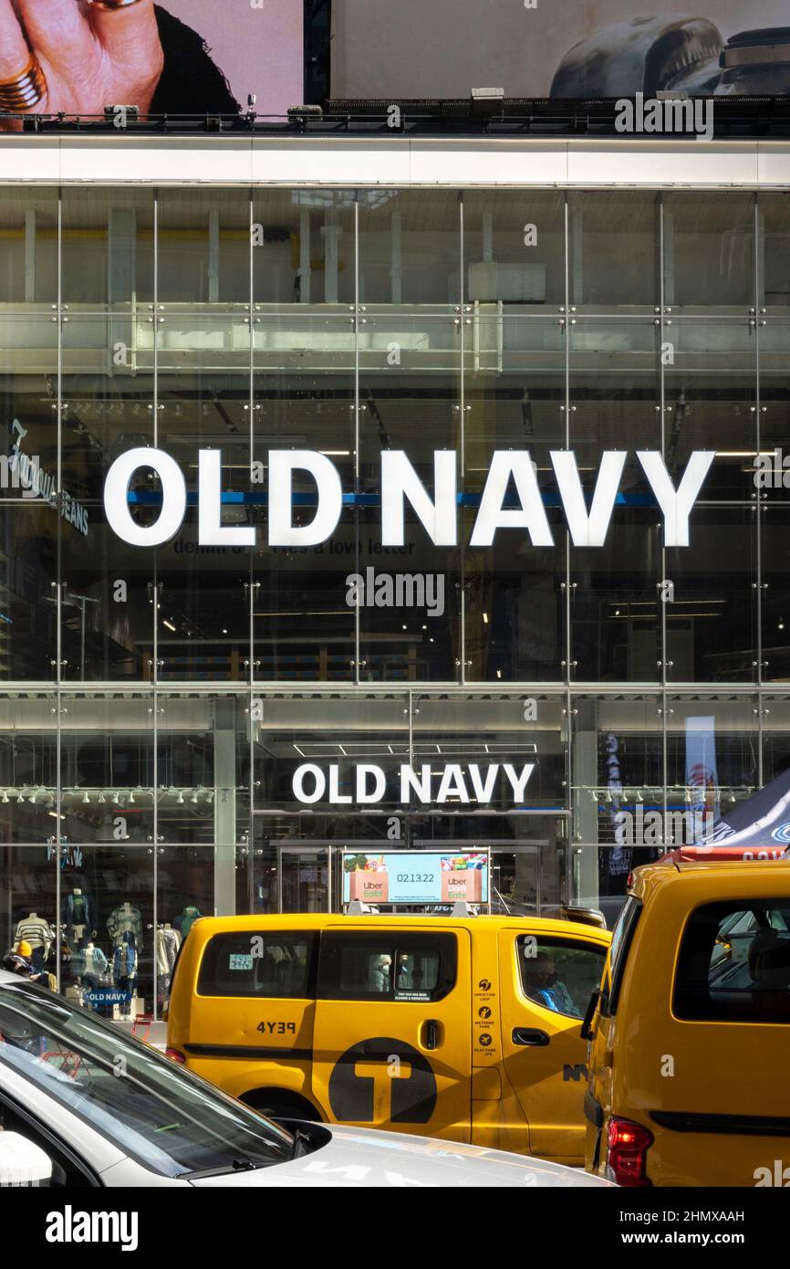 Old Navy Facade in Times Square, NYC, USA Stock Photo - Alamy