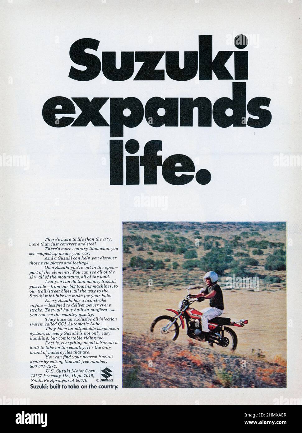 Vintage advert from the 5 June 1972 "Sports Illustrated" magazine, USA ...