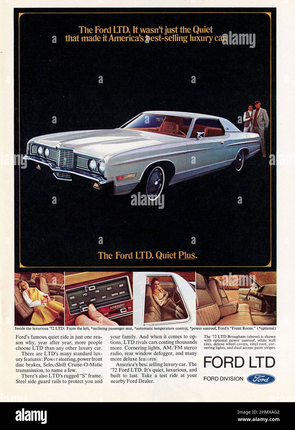 Vintage advert from the 5 June 1972 "Sports Illustrated" magazine, USA ...