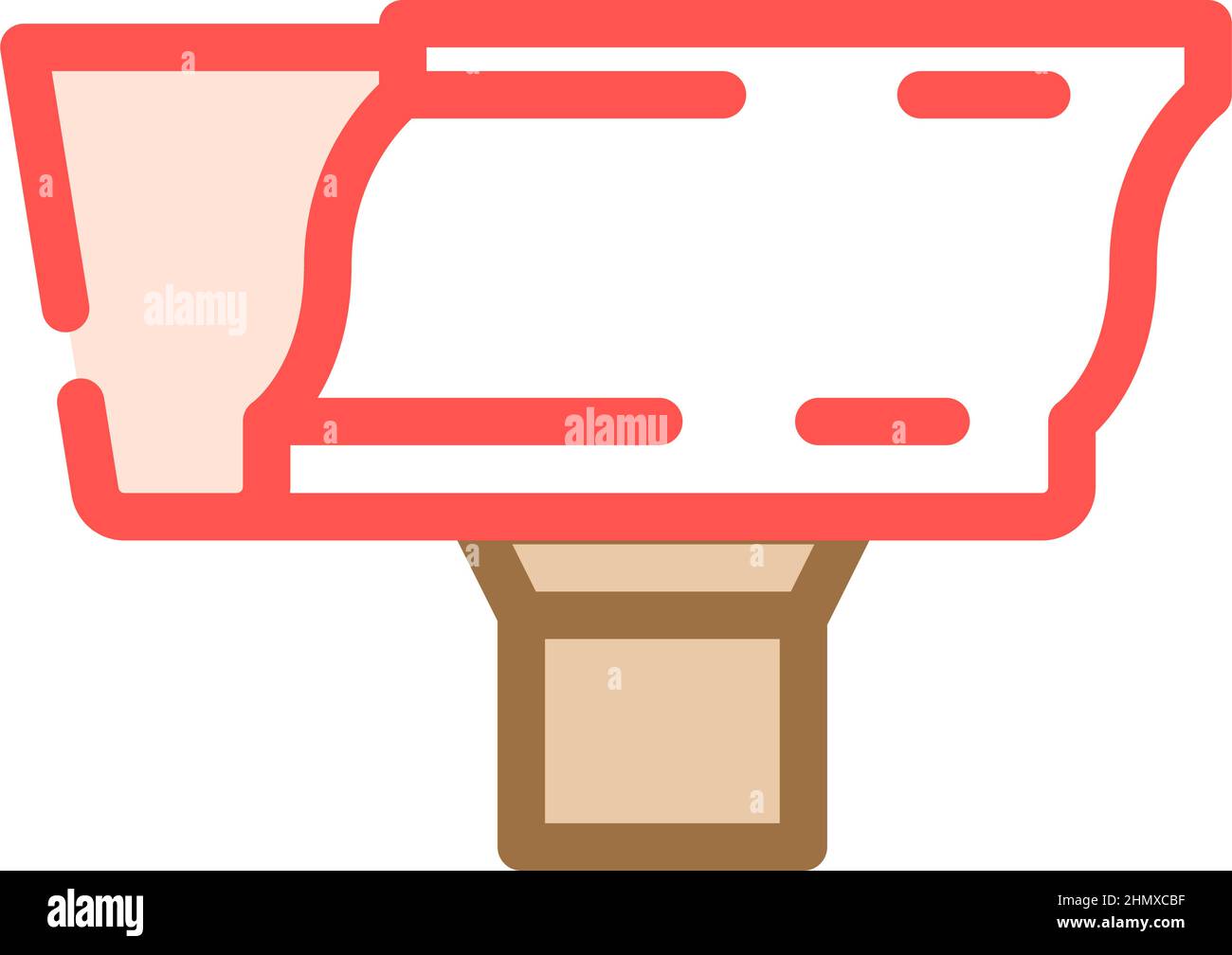 Metal downspouts Stock Vector Images - Alamy