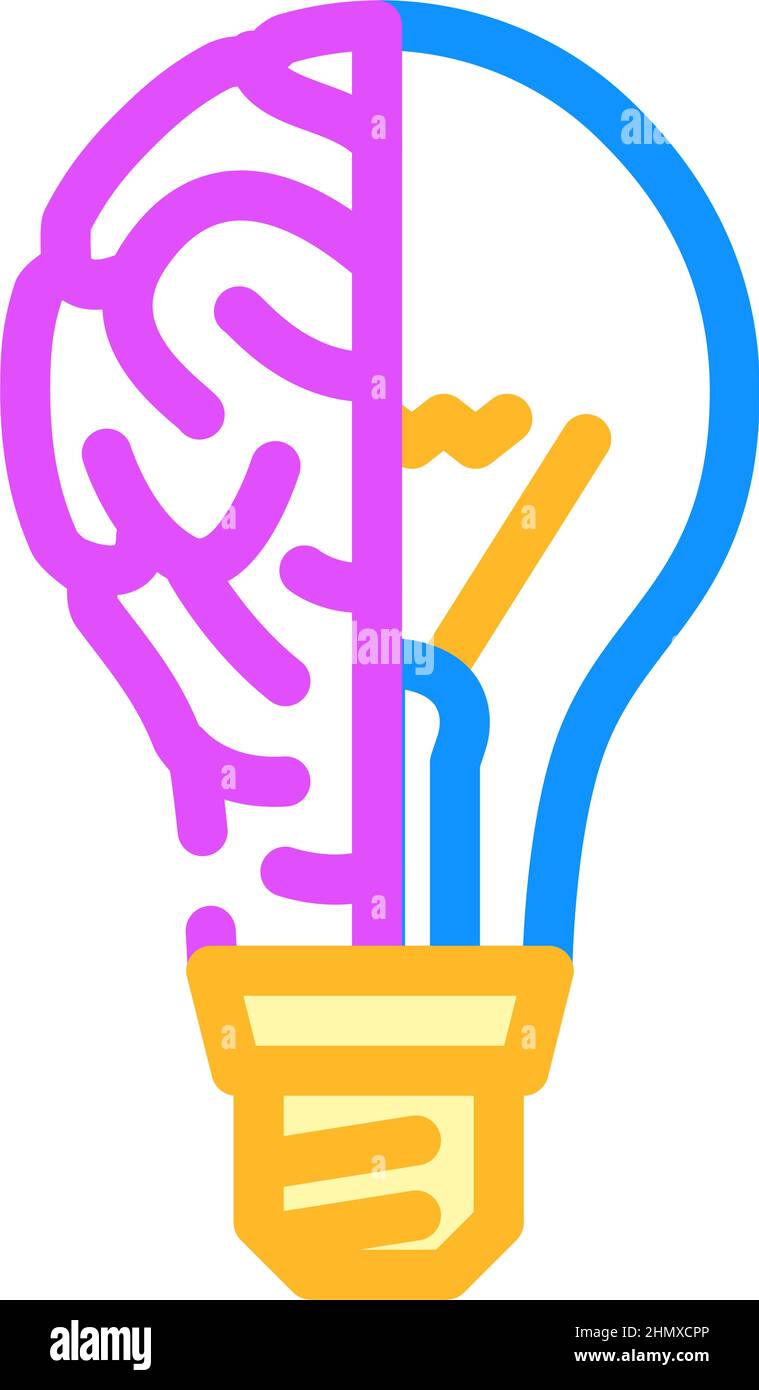 idea light bulb color icon vector illustration Stock Vector Image & Art ...
