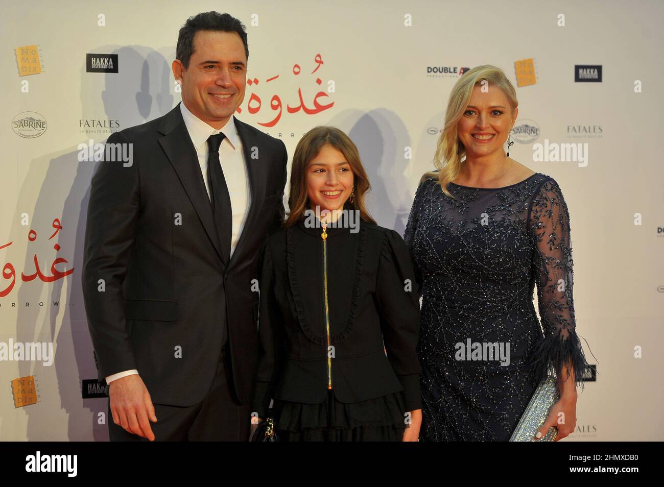 February 12, 2022, Tunis, Tunisia: Preview of the first film Ghodwa ...