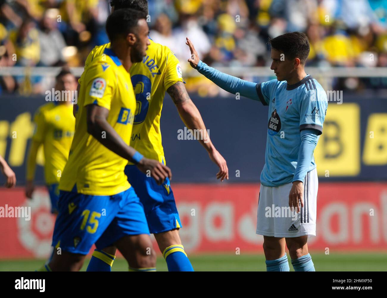 12th February 2022; stadium Nuevo Mirandilla; Cadiz; Andalucia; Spain ...