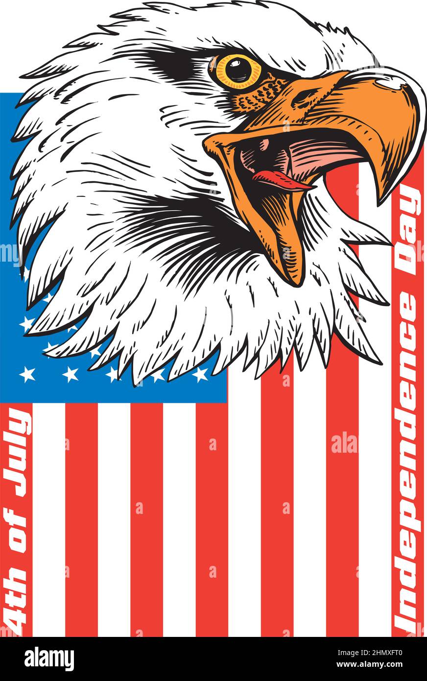 Independence Day Vector Illustration Stock Vector Image & Art - Alamy