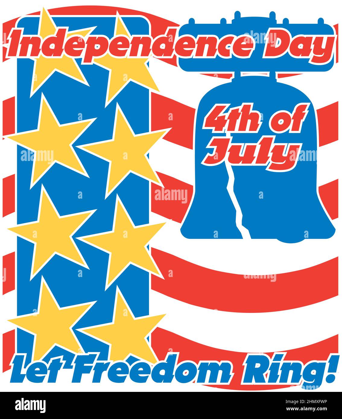 Independence Day Vector Illustration Stock Vector Image & Art - Alamy