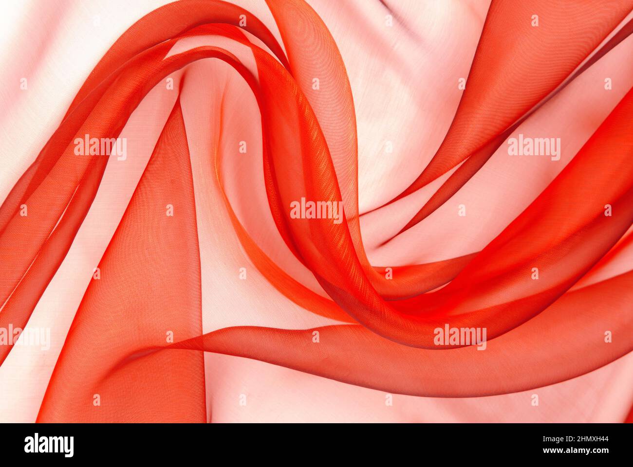 Red organza fabric hi-res stock photography and images - Alamy