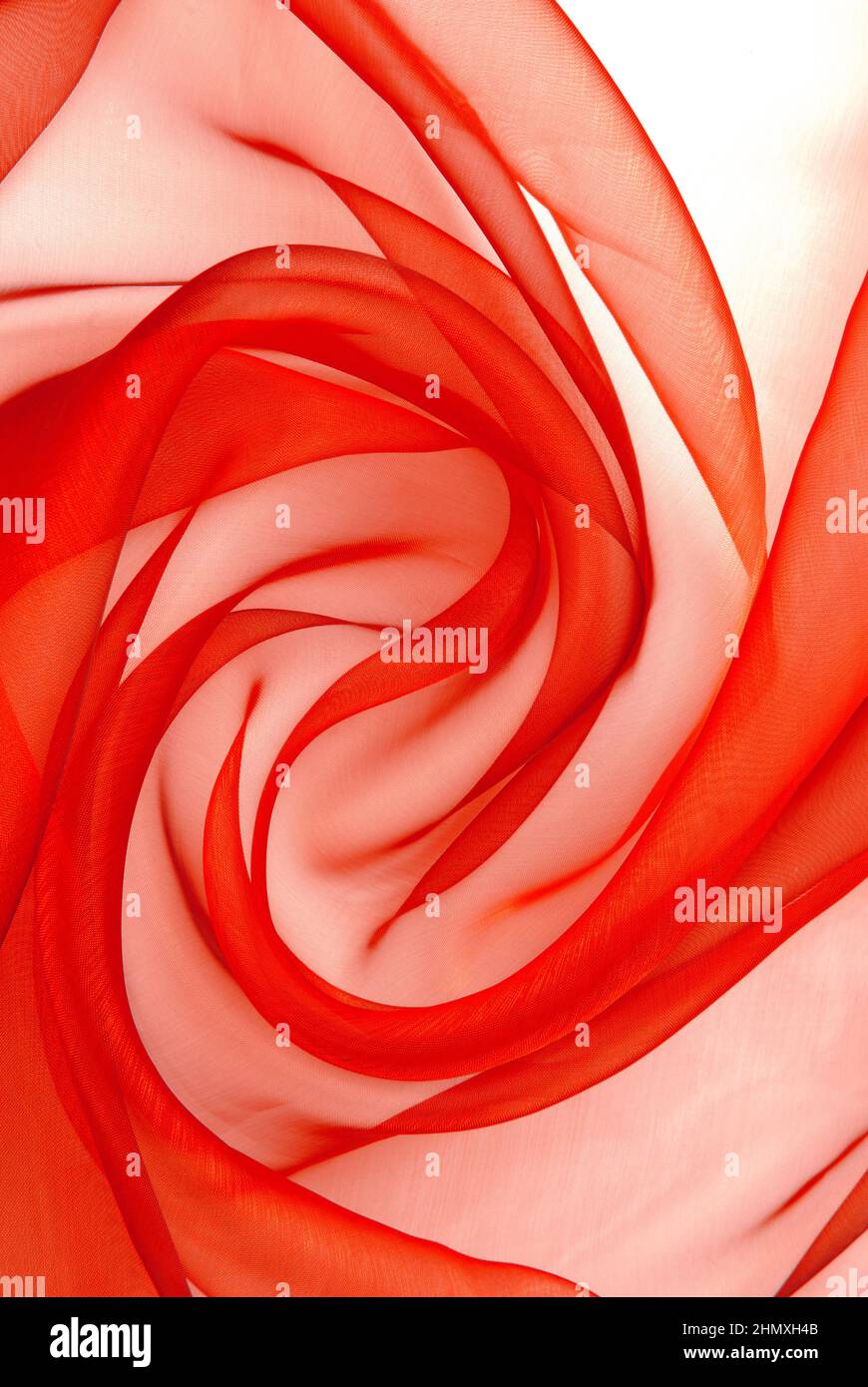 Red organza fabric hi-res stock photography and images - Alamy