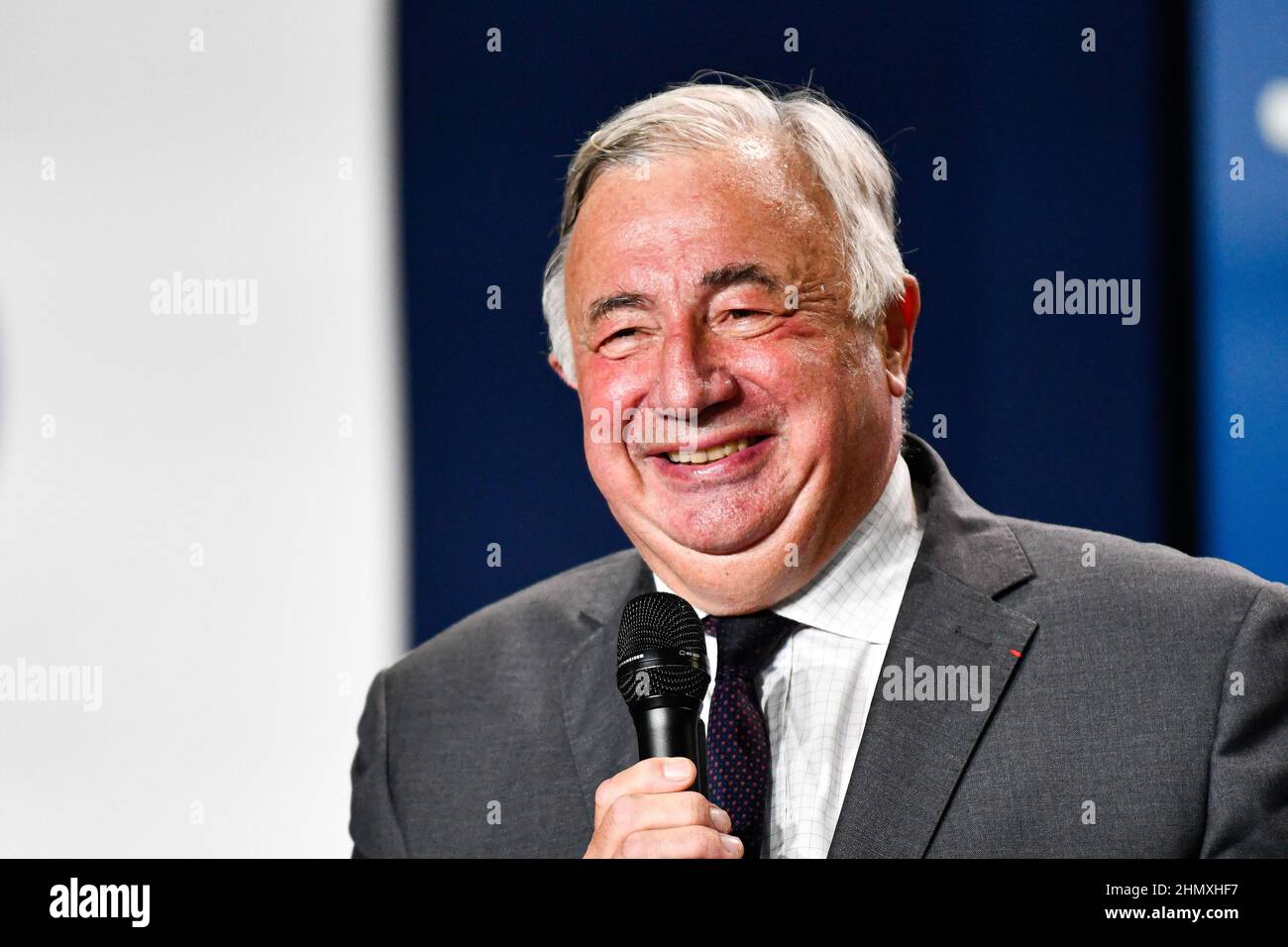 Gerard Larcher, President of the French senate, member of French right ...