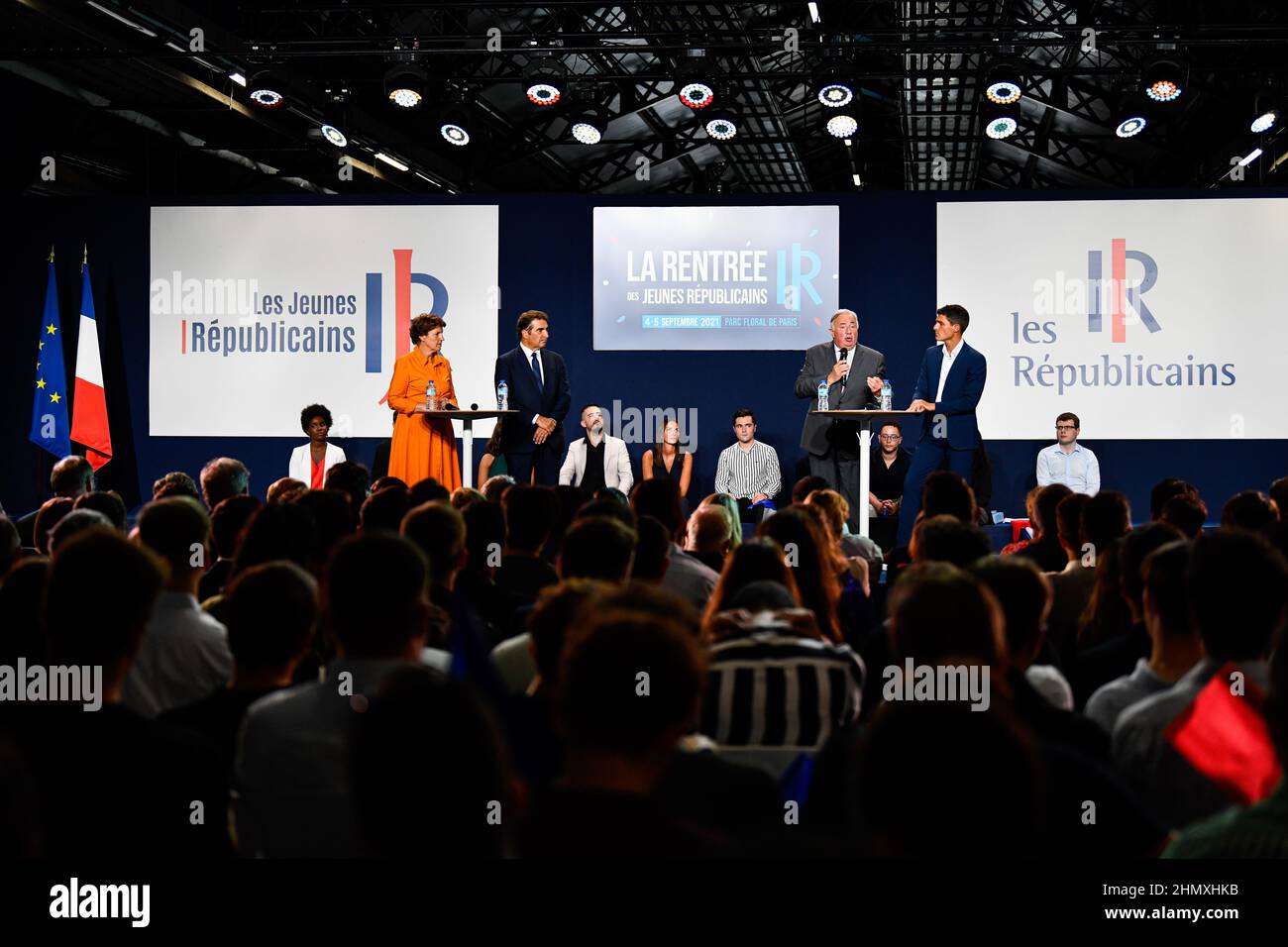 Gerard Larcher, President of the French senate, member of French right ...