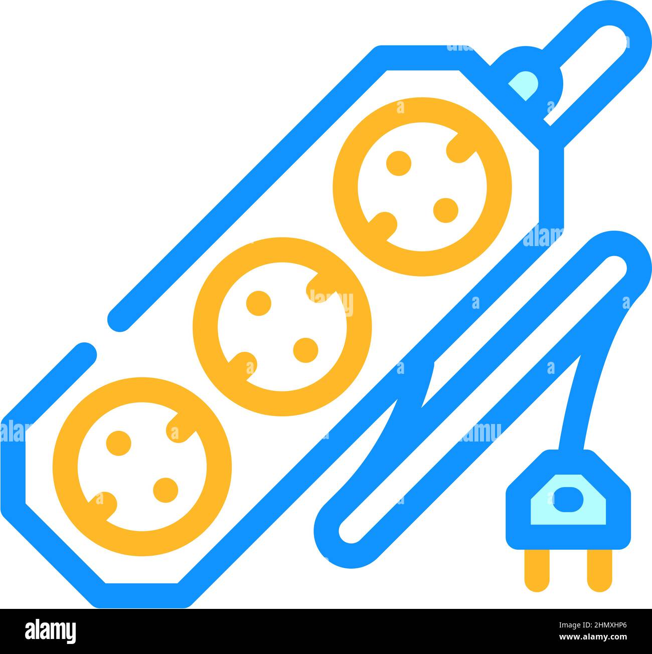 cord socket color icon vector illustration Stock Vector Image & Art - Alamy