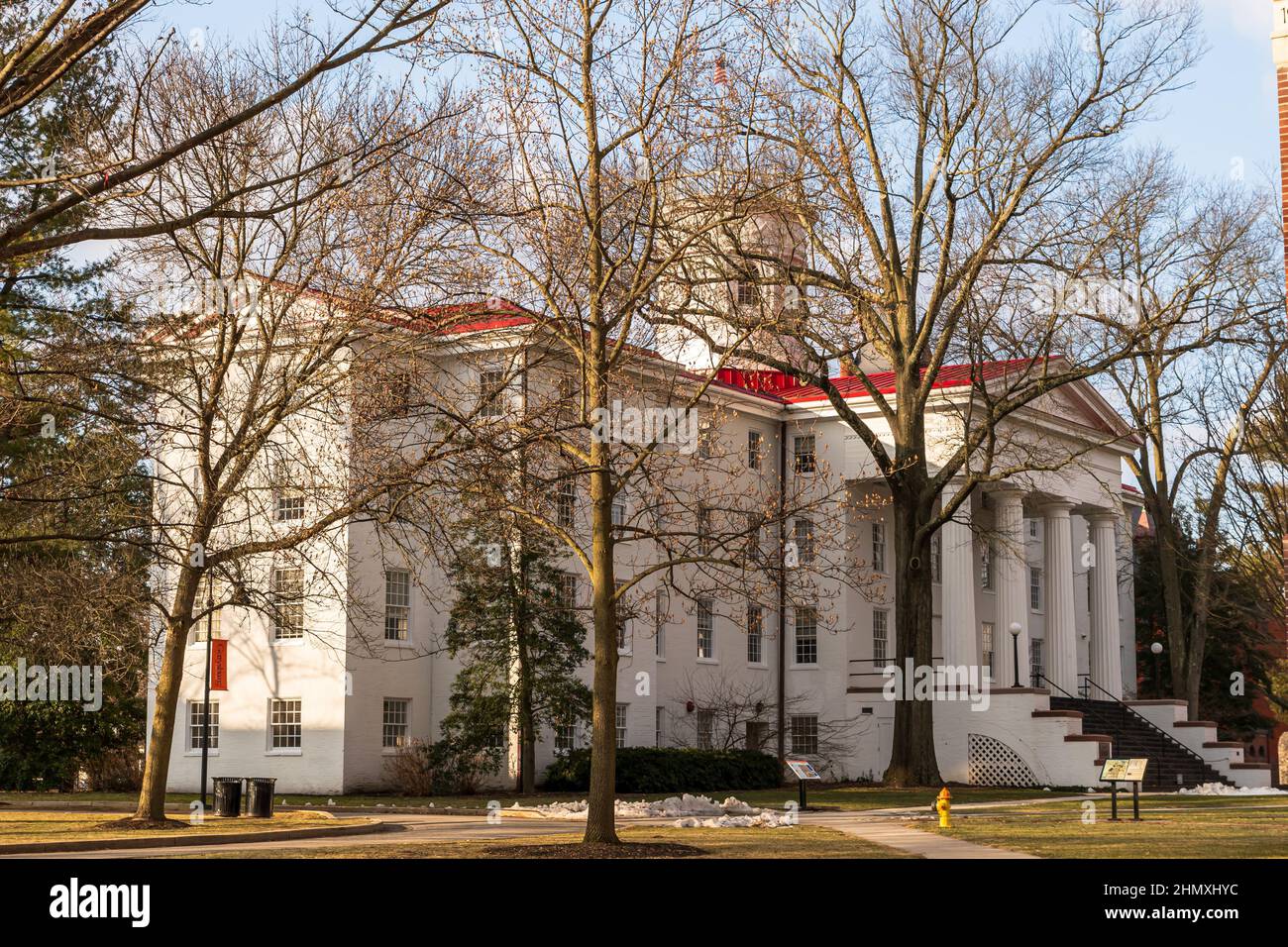 Pennsylvania Hall, on the campus of Gettysburg College in Gettysburg ...