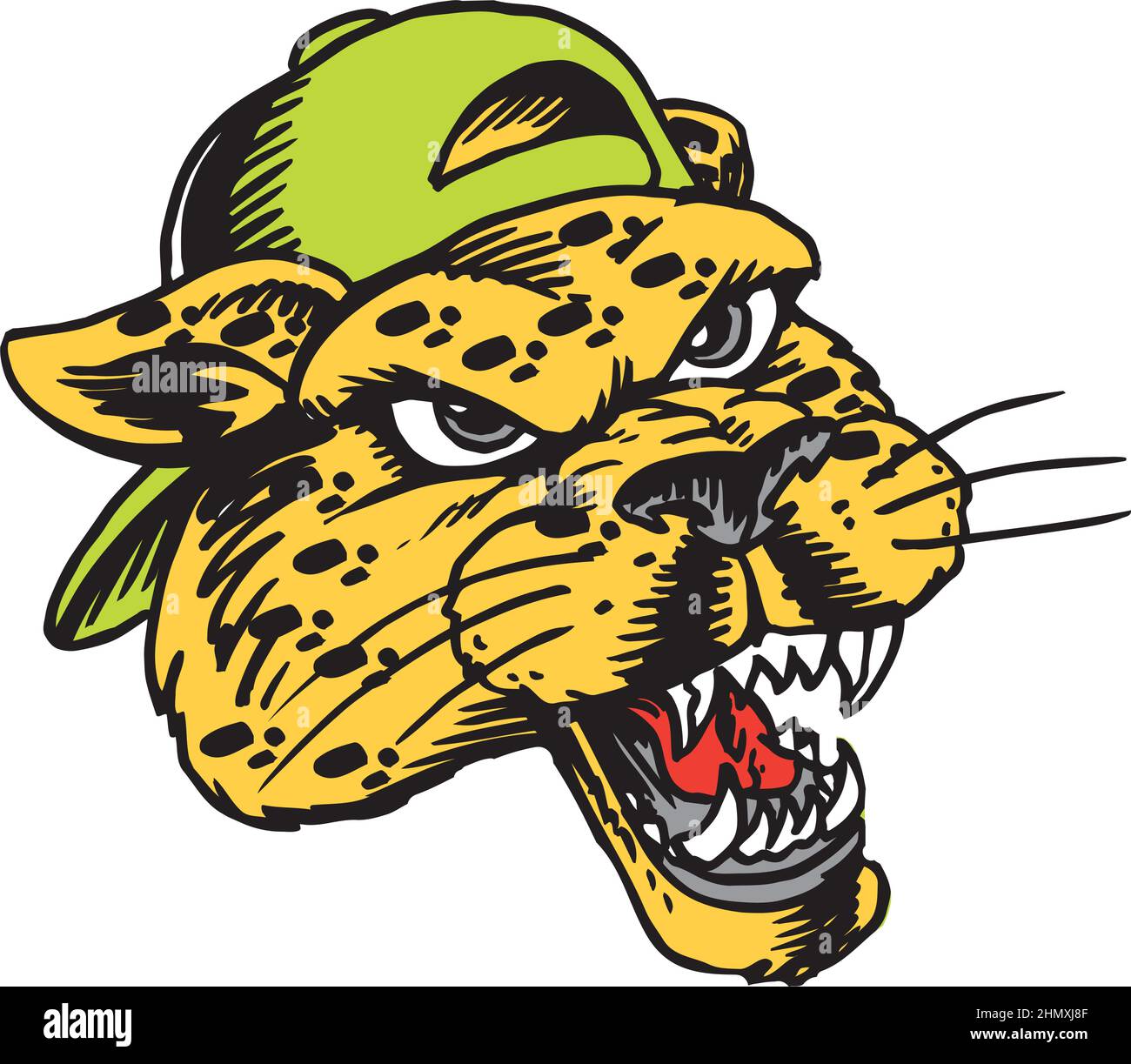 Leopard Mascot Head Vector Illustration Stock Vector Image & Art - Alamy