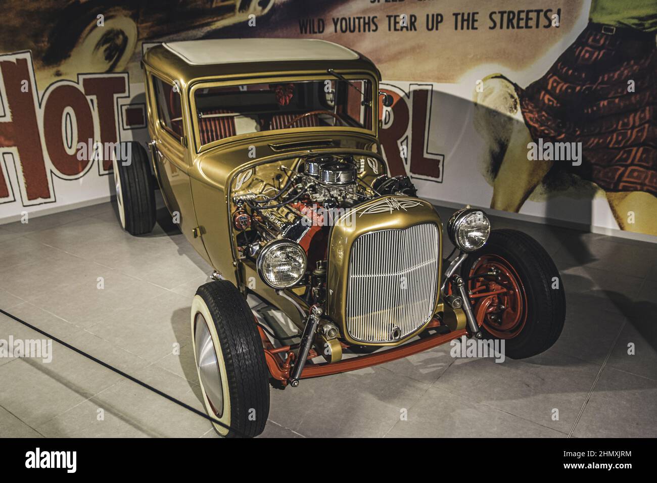 Closeup of a Ford model 18 in the museum Stock Photo - Alamy