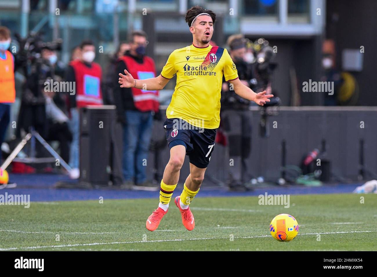 Rome, Italy. 12th Feb, 2022. Denso Kasius of Bologna FC during football ...
