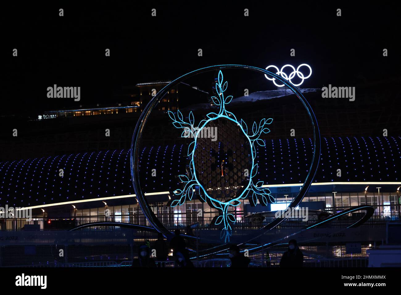Zhangjiakou, Hebei, China. 11th Feb, 2022. Olympic Torch Flame : during ...