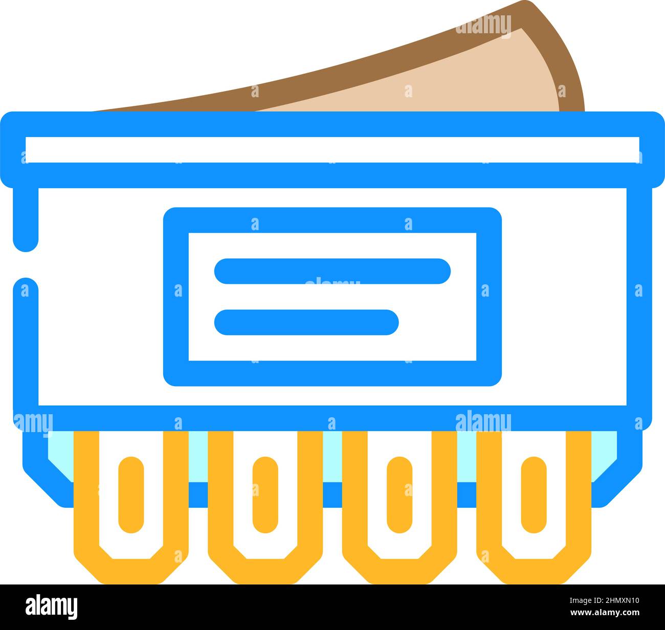 double pole single throw switch device color icon vector illustration ...