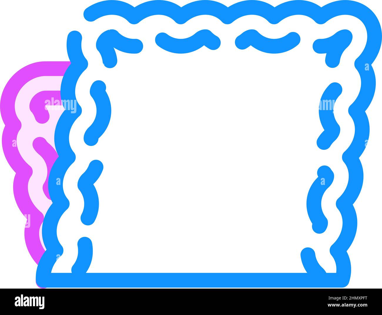 napkin tissue color icon vector illustration Stock Vector Image & Art ...