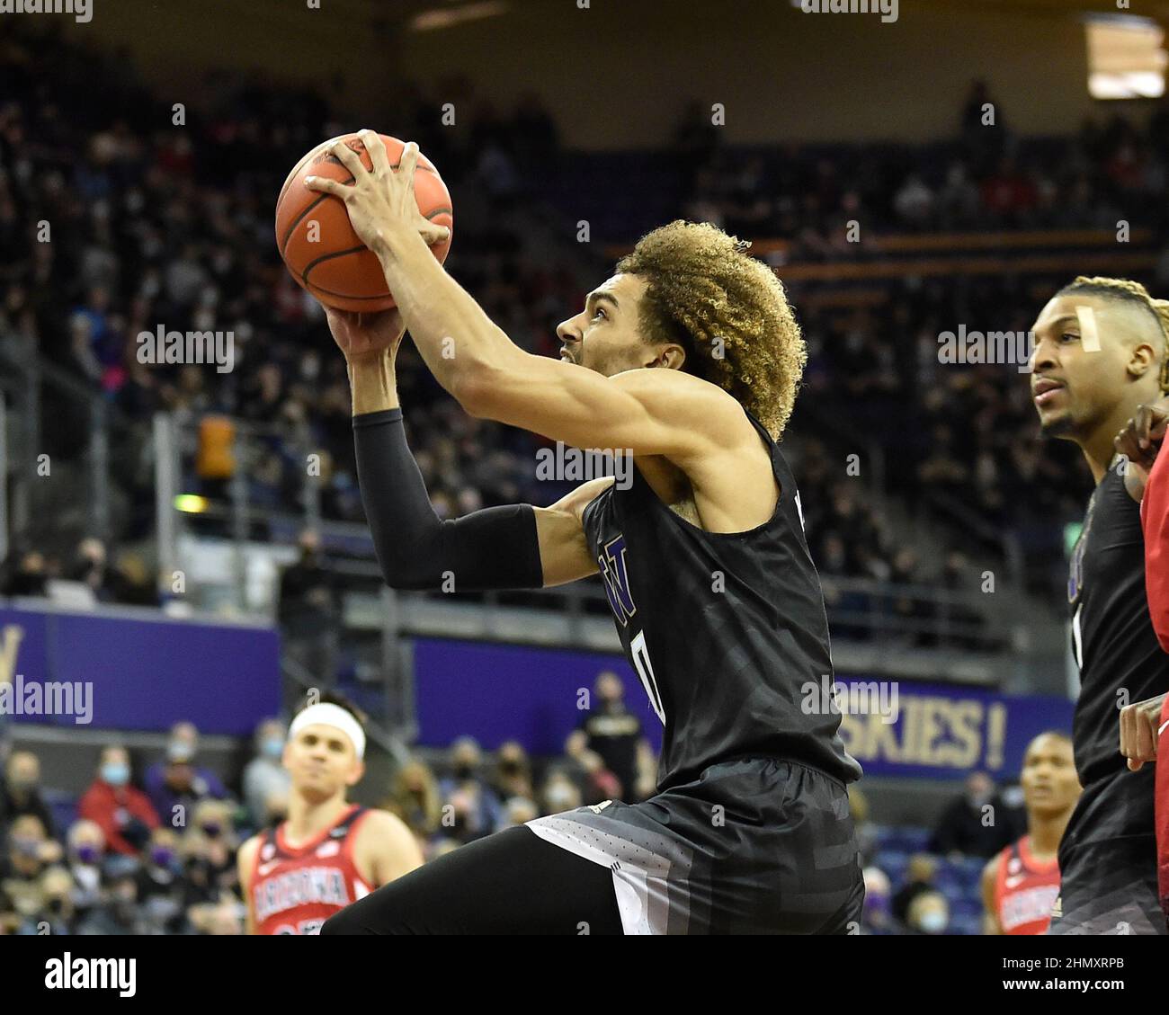 Seattle, WA, USA. 12th Feb, 2022. Washington guard Emmitt Matthews Jr ...