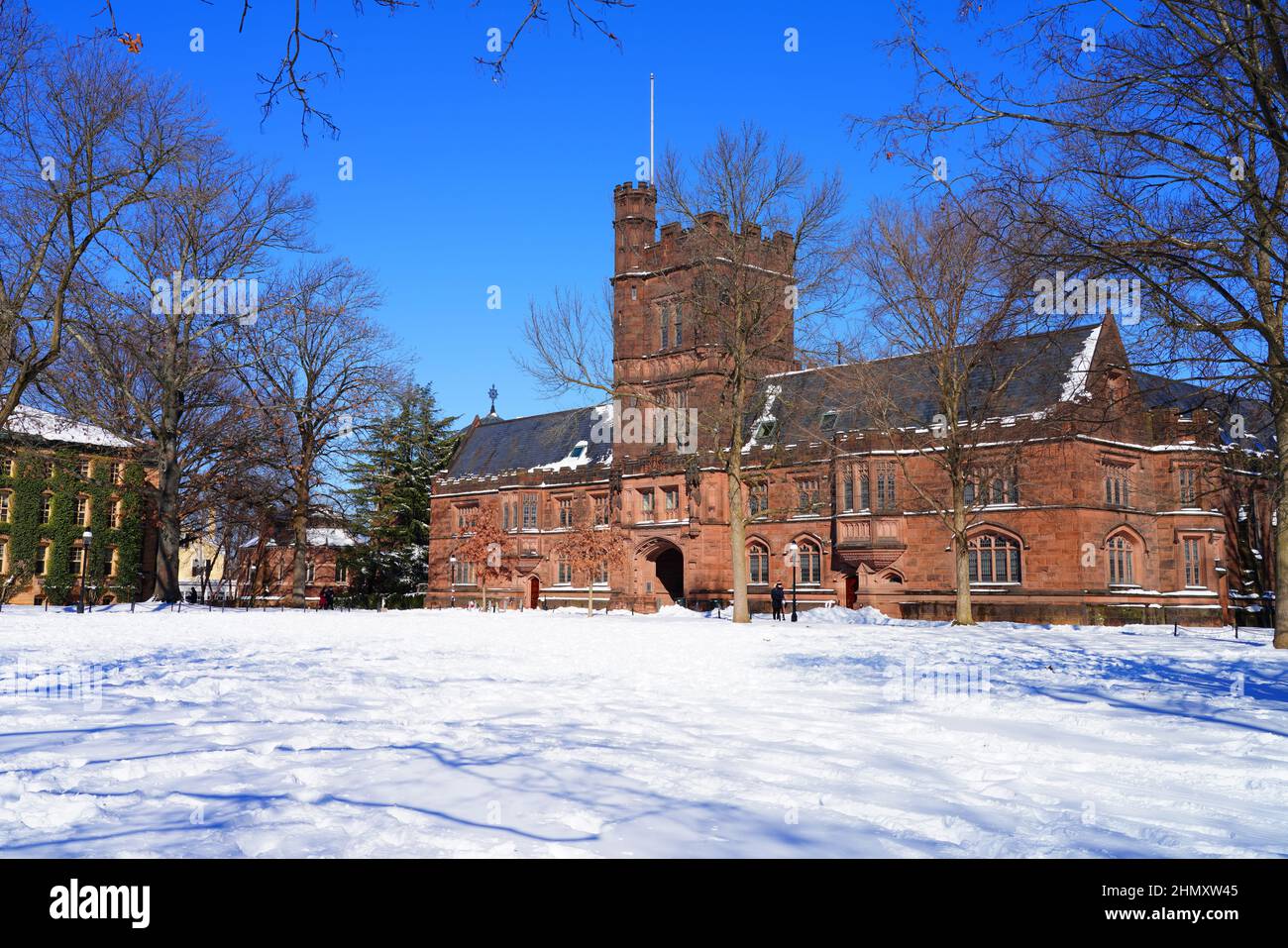 PRINCETON, NJ -30 JAN 2022- View of the Princeton University campus in ...